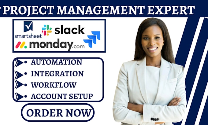 Setup smartsheet slack monday crm jira proofhub project management expert by Esthercrmguruz | Fiverr