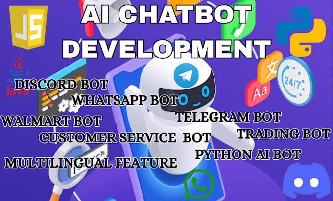 Build ai chatbot discord bot whatsapp ai chatbot python telegram bot trading bot by Bhai_hson ...