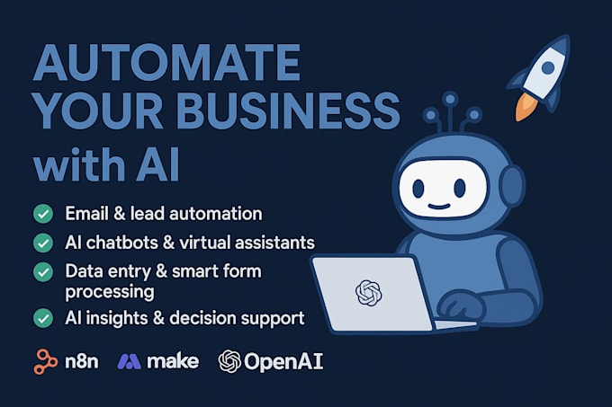 Create ai agent automations for your business by Ahmedrazatech | Fiverr