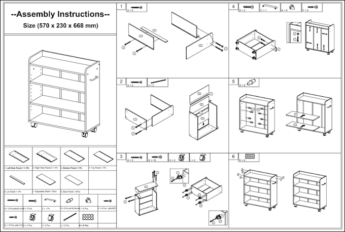 Create assembly instructions for your furniture product by ...