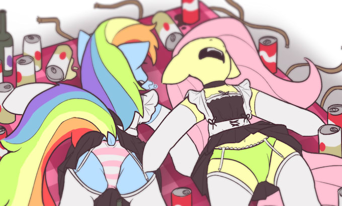 Do illustration of suggestive and nsfw mlp pony oc artwork by Nyanakaru ...