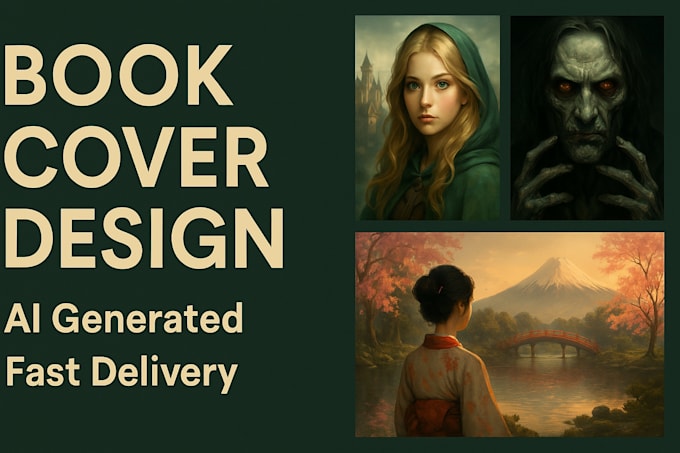 Design ai generated book cover art for your story by Lore2explore | Fiverr