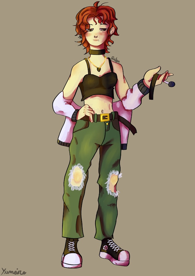 Custom illustration, characters, oc, soft gore by Yumeire | Fiverr