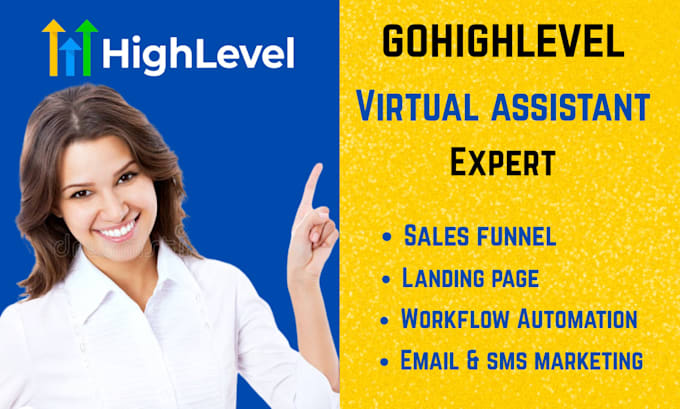 Be gohighlevel virtual assistant, clone ghl website, workflow ...