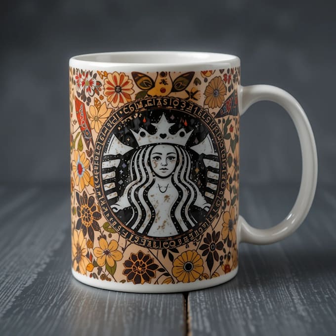 Create an awesome custom coffee mug design by Seoolmes | Fiverr