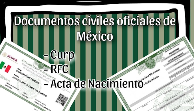Tramitar documentos oficiales de méxico by Adrimonts | Fiverr