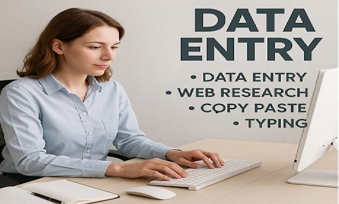 Be your virtual assistant for data entry and admin tasks by Mfnoor4604 ...