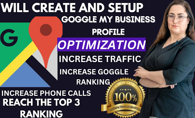 Create and optimize gmb profile for google map ranking and listing by Ariana_jed | Fiverr
