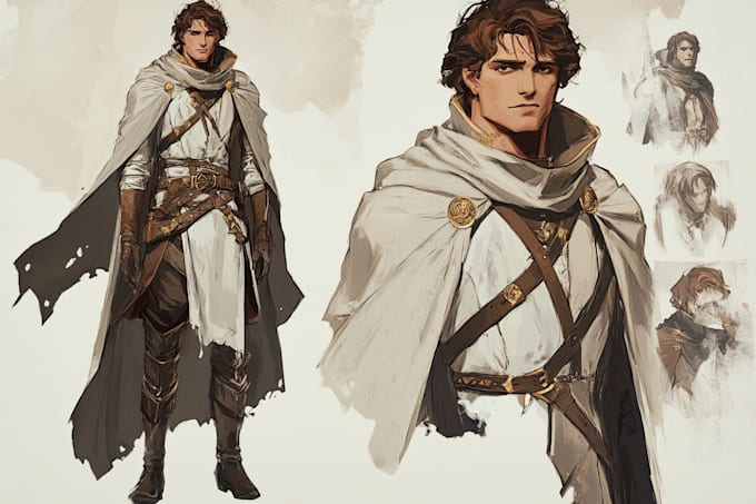 Draw character illustration for dnd character design by Jaquanarshall ...