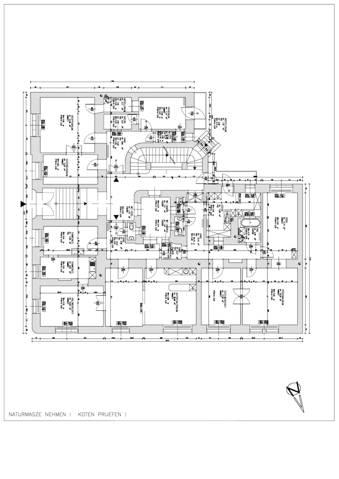 Create professional 2d architectural cad drawings