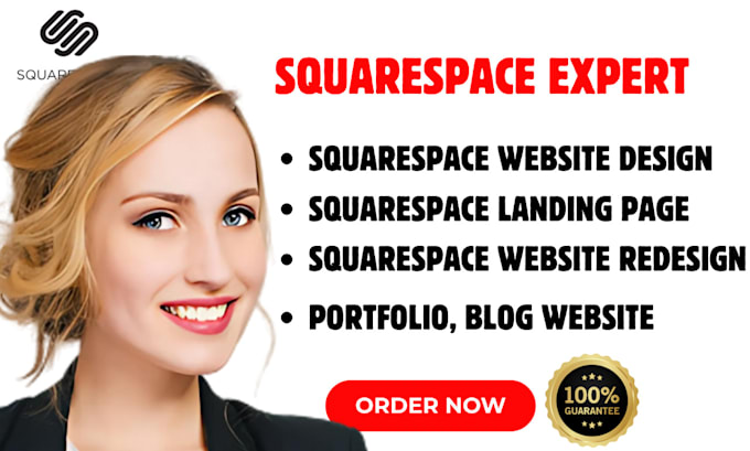 Squarespace website redesign landing page squaresace website design by ...