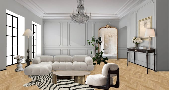 Change wall and house color exterior, interior on photoshop by ...