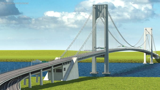 Do 3d model design and rendering for roads, bridge and construction ...