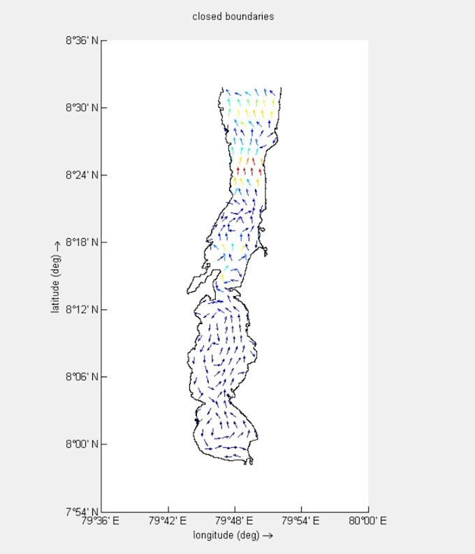 Model coastal pollutant movement using delft3d flow by Tharindamapa ...