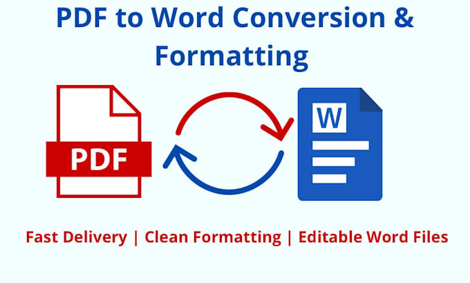Professionally convert your pdfs to fully editable word documents by Kabome | Fiverr