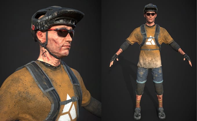 Model 3d metahuman game character 3d rigging texturing for unity unreal engine by Jimmydaveart ...