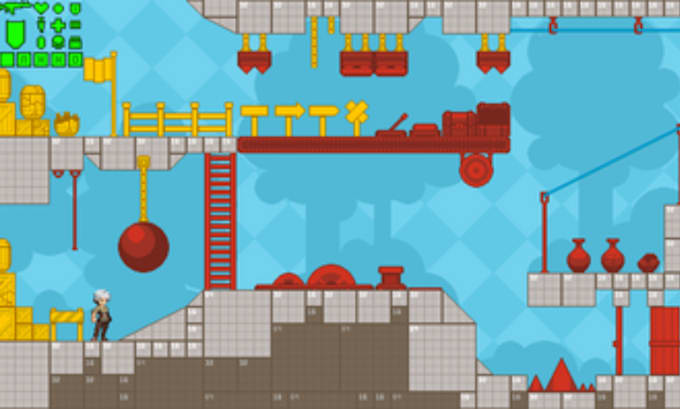 Draw 2d platformer pixel asset pixel environment pixel background side scroller by Ximenadaphne ...