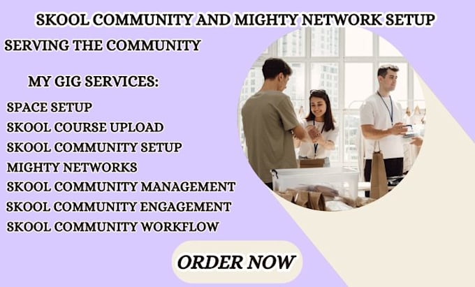 Build and manage mighty network and skool communities by Kent_jimmy | Fiverr