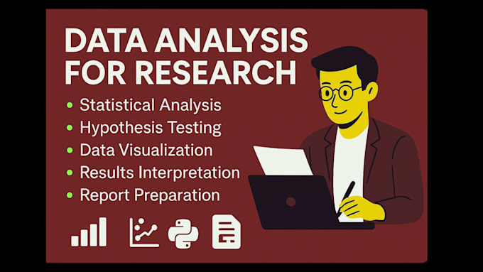 Perform data analysis and interpretation for research by Wokabijay | Fiverr