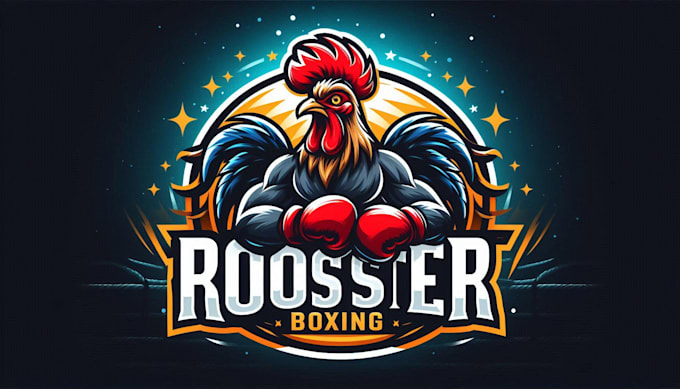 Design creative rooster boxing sport mascot logo for your business by ...