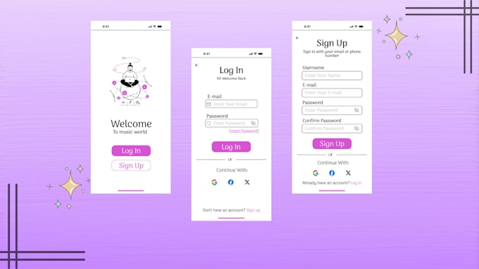 Create wireframes and modern ui design using figma by Ayushiraii | Fiverr
