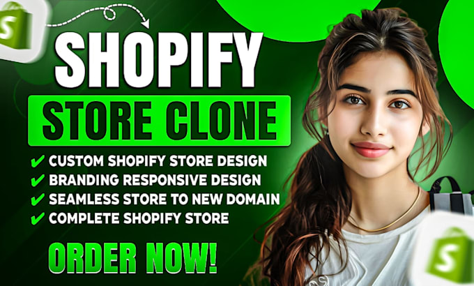 Replicate shopify store clone,copy,duplicate,design and redesign by Tehreemfatim643 | Fiverr