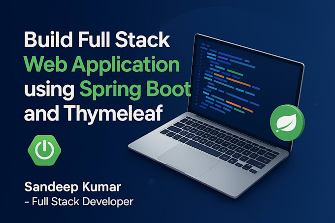 Build full stack web application using spring boot and thymeleaf by ...