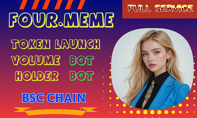 Build bsc meme coin launchpad, token launch on four meme, volume ...