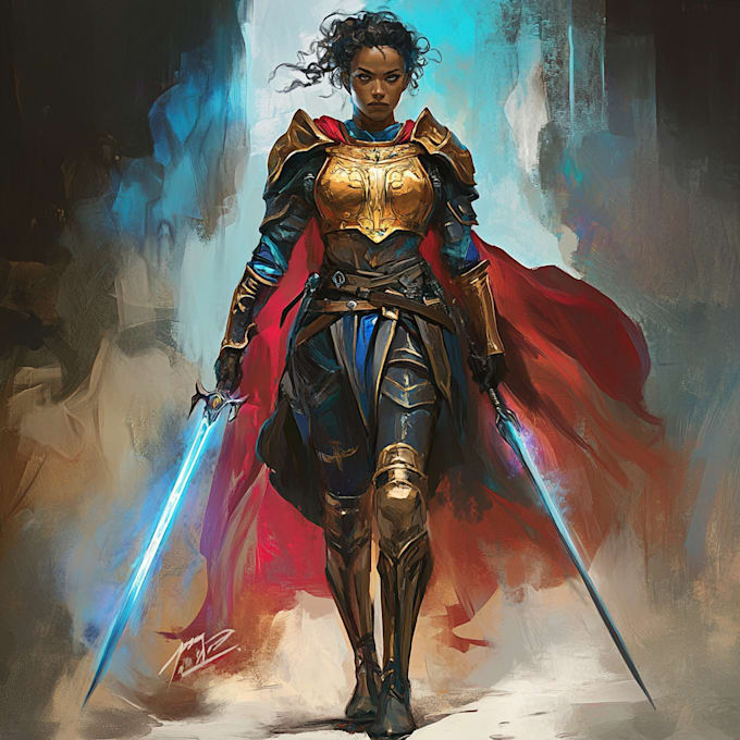 Draw dnd character illustration and game art by Brolottar | Fiverr