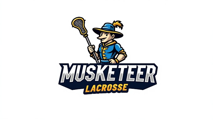 Do musketeer lacrosse mascot logo design with business by Rhianna_rice ...