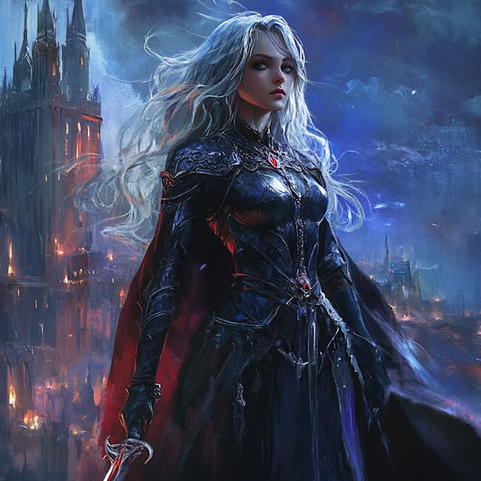 Draw game character, original fantasy concept art by Sundus724 | Fiverr