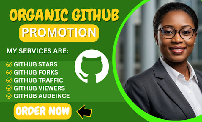 Do organic fast github promotion stars fork and increase followers by Kai200000 | Fiverr