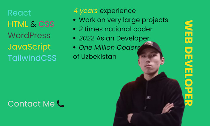 Do responsive and modern website using html, css javascript by Tursunaliyev | Fiverr