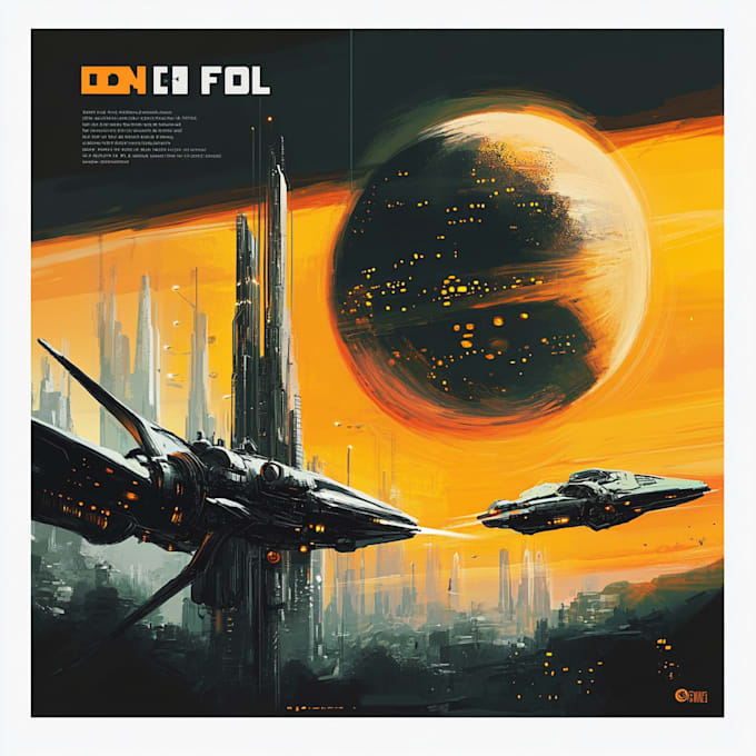 Create sci fi illustrations by Gwenhone | Fiverr