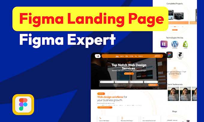 Do figma website, figma landing page, figma ui design, figma design, website ui by Ejaz_hunzai ...
