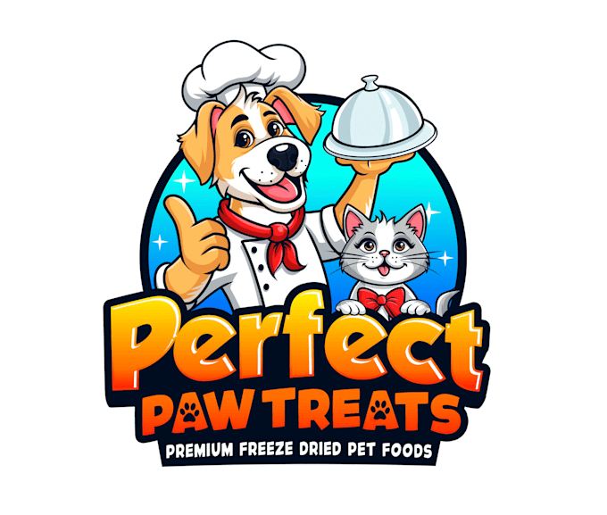 Design modern vibrant happy perfect paw treats logo by Grey_sonryan ...