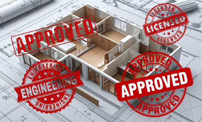 Design review and stamp architecture mep and building permit drawings ...