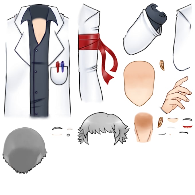 Design custom vtuber models, live2d rigging for streaming vrchat anime ...