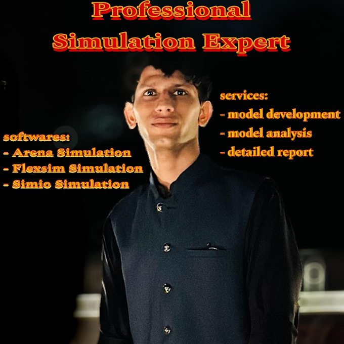 Do simulation projects using simio, flexsim and arena by Engr_ghufran | Fiverr