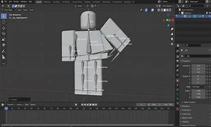 Model and rig anything with roblox, blender, character, monster ...
