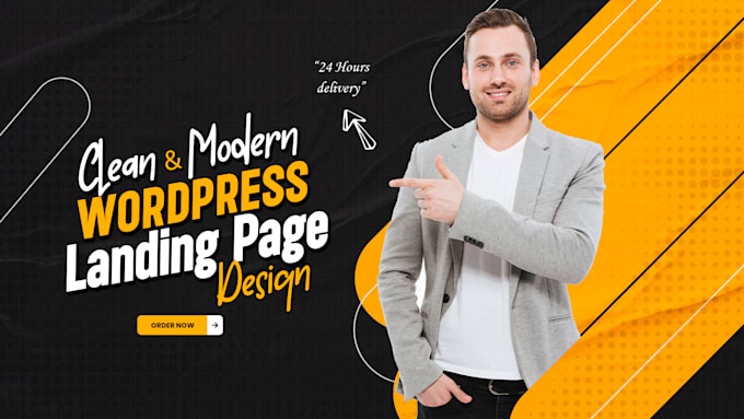 Create modern wordpress landing page design elementor blog website by Developer_malik | Fiverr