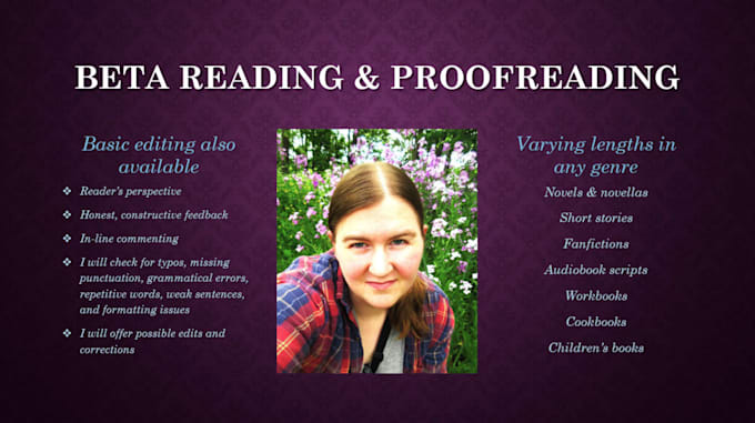 Read your work and provide feedback and corrections by Stephchaplin5 ...