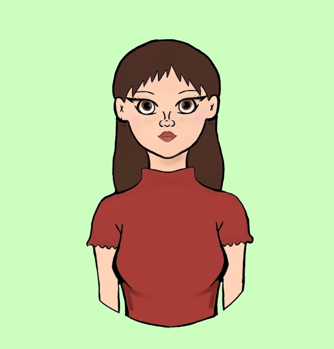 Cartoon style character creations by Antonia_05 | Fiverr