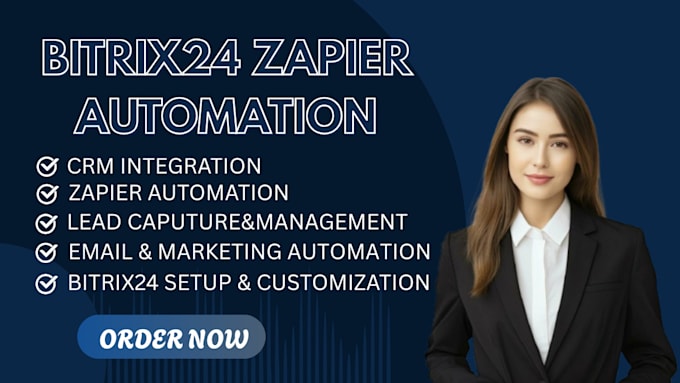 Setup bitrix24 zapier automation crm integration hubspot pipedrive manage birix by Alexjimy | Fiverr