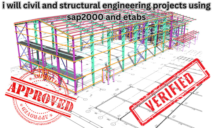 Civil and structural engineering projects using sap2000 and stabs by Vance_caleb | Fiverr