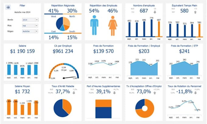 Create professional excel dashboards, data visualizations, pivot tables ...
