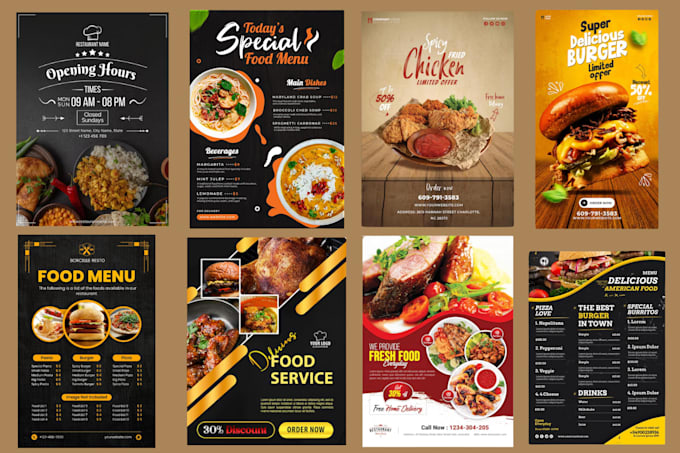 Design your animated digital menu for restaurants and cafes by ...