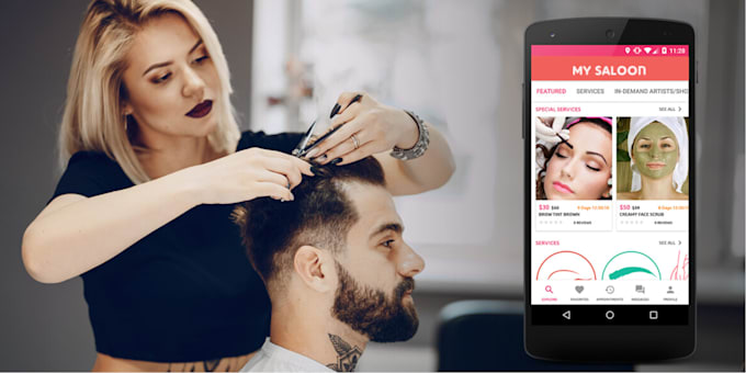 Develop full ultimate beauty salon booking app, skin care, spa, barber app by Dev_mores | Fiverr