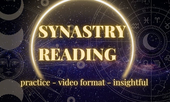 Do a synastry chart reading by Emelieaden | Fiverr