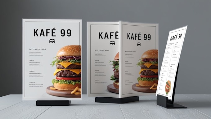 Create food menu design, restaurant menu, drink and digital menu design ...